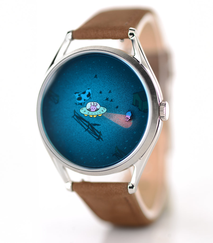Beam me up! mechanical | UFO watch | Xavier Broche X Mr Jones Watches