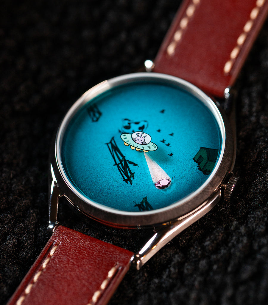 Beam me up! mechanical | UFO watch | Xavier Broche X Mr Jones Watches