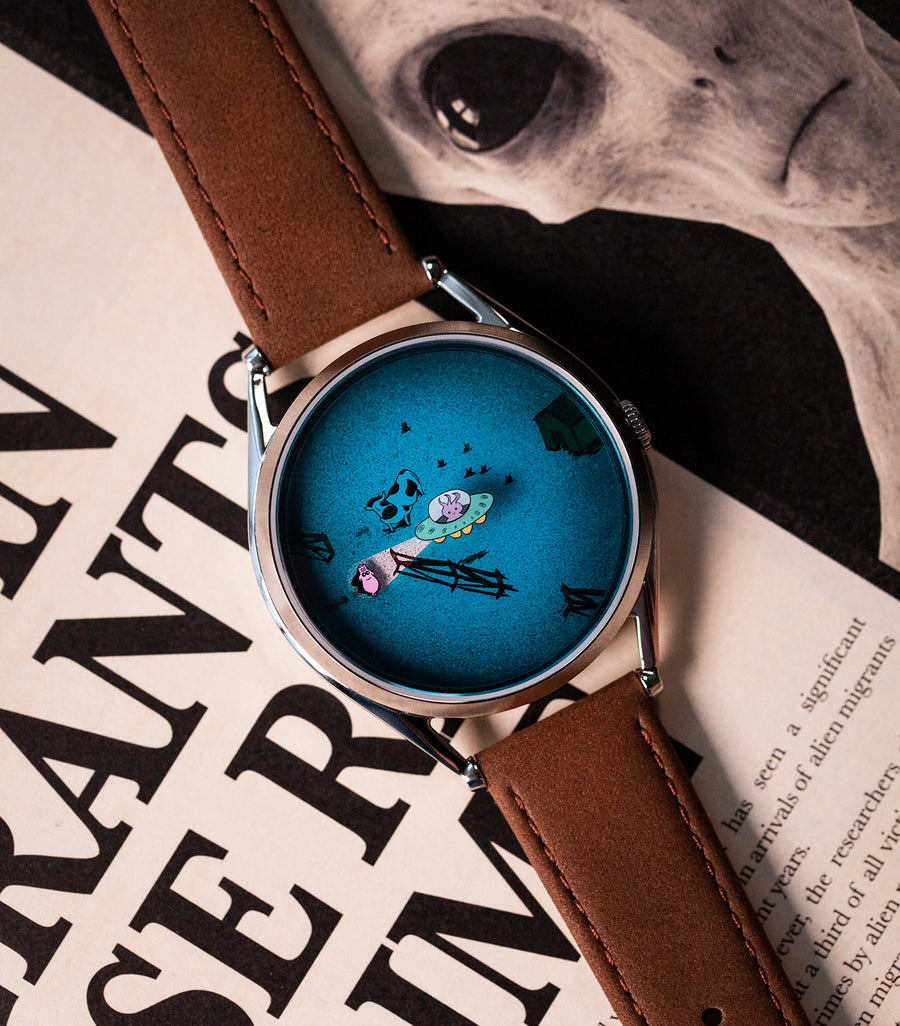 Beam me up! mechanical | UFO watch | Xavier Broche X Mr Jones Watches